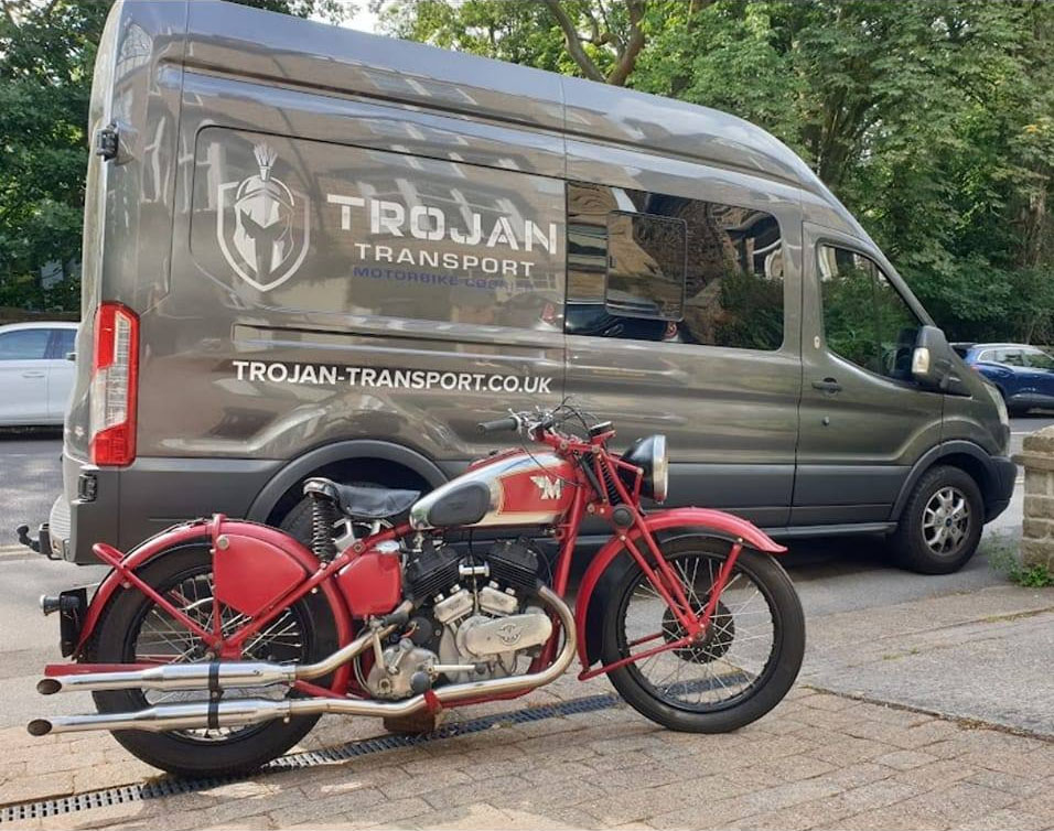 Trojan Motorcycle Transport Stoke on Trent – The Bike Movers Staffordshire